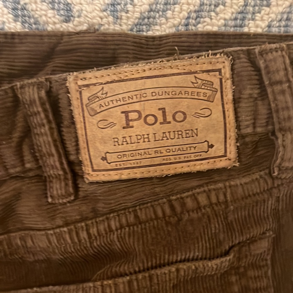 Brown Corduroy Polo Pants - Gem
